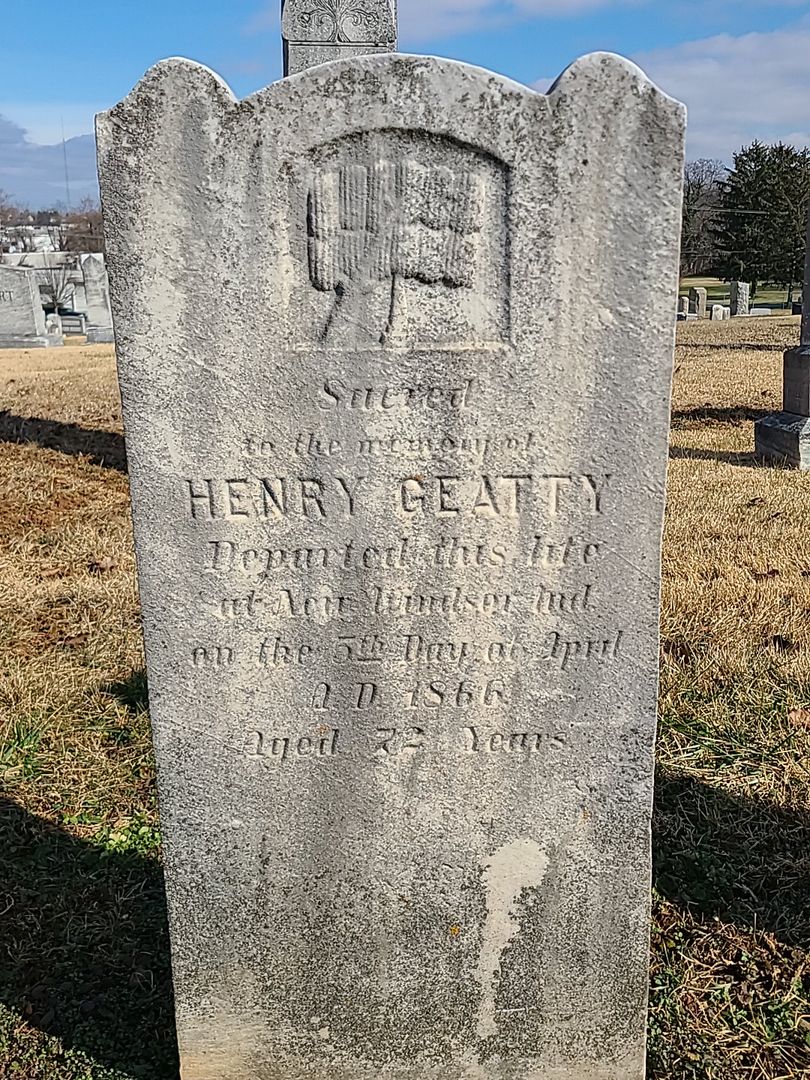 Anna Geatty (1804 - 1868) / Westminster Cemetery
